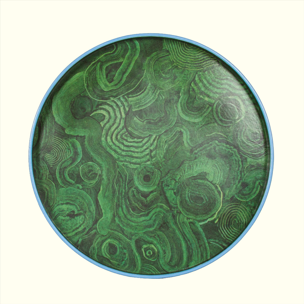 Large Malachite Tray with Blue Border – Bridie Hall Ltd